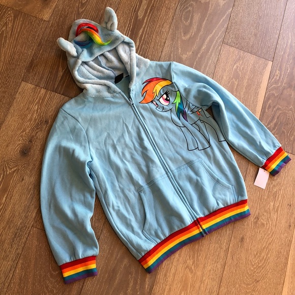 My Little Pony | Jackets & Coats | New My Little Pony Jacket Rainbow ...